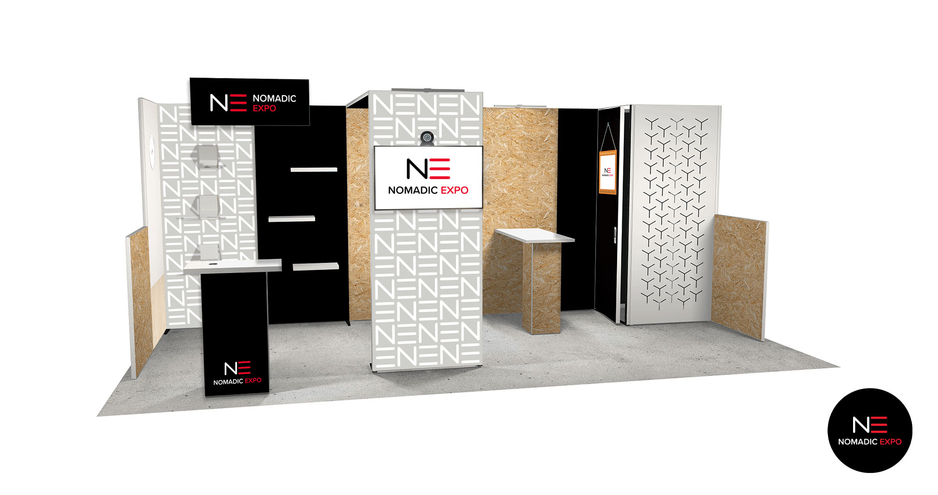 beMatrix Booth | Custom Stand | Nomadic Expo