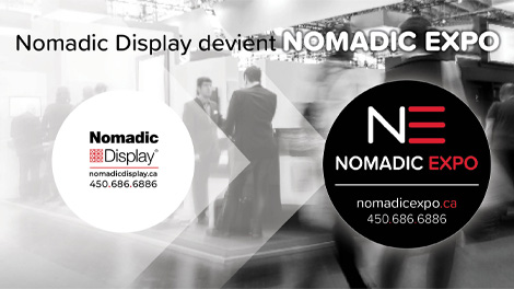Achat ou location de kiosques d'expositions | Nomadic Expo